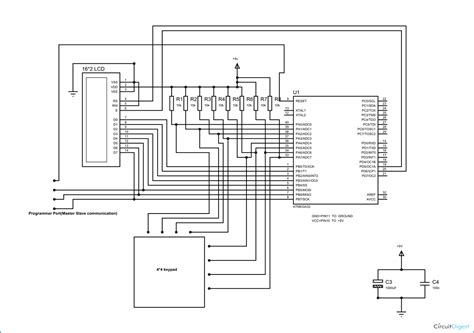 X Keypad Interfacing With AVR Microcontroller ATmega