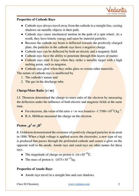 SOLUTION Structure Of Atom Class 11 Notes Neet Chemistry Pdf Studypool