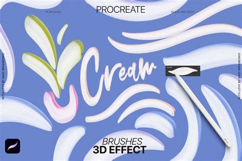 3d Effect Procreate Brushes Masterbundles