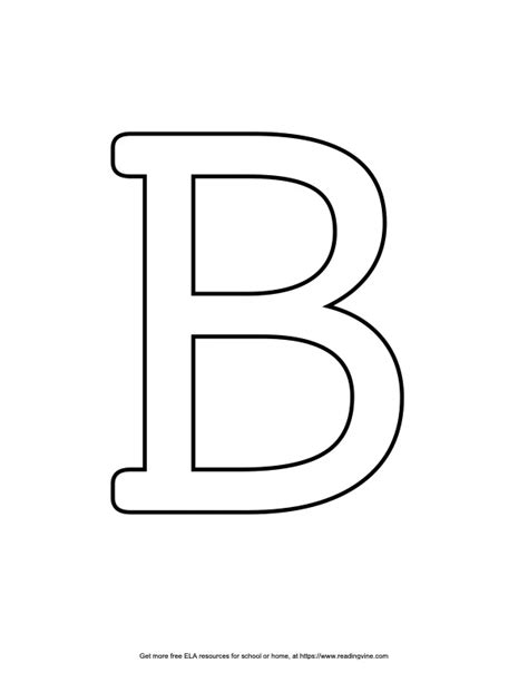 Capital B Bubble Letter