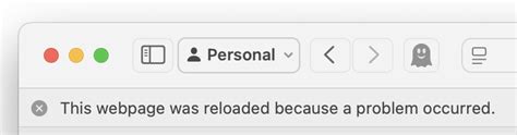 Fixing Safari For Mac Error This Webpage Was Reloaded Because A