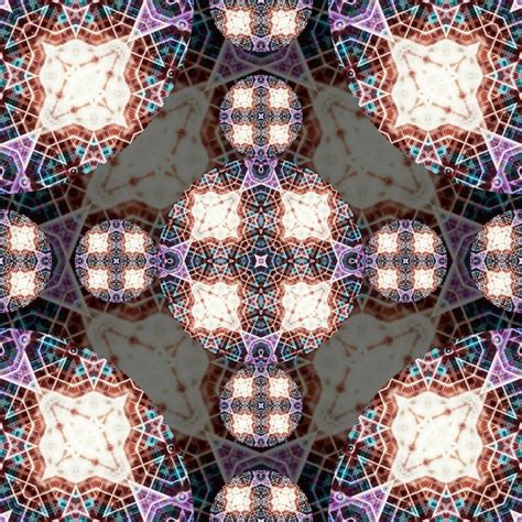 Premium Photo Seamless Abstract Symmetrical Pattern