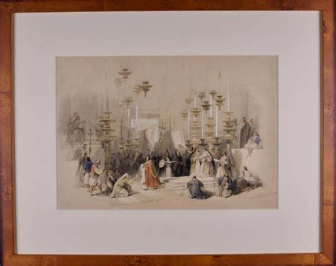 David Roberts Abu Simbel In Egypt An Original 19th Century