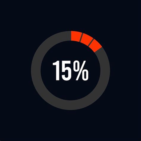 Premium Vector Circle Diagram Pie Charts Infographic Elements Loading Progress Vector Illustration