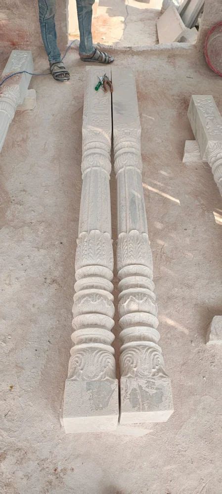 White Stone Pillars At ₹ 21000 Piece Rajgarh Id 2858153296762