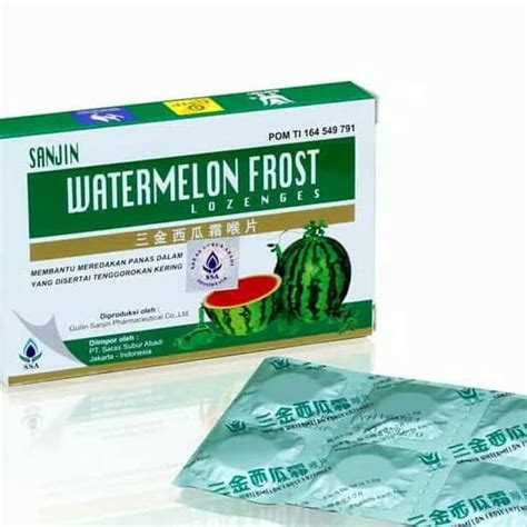 Jual Wf Lozenges Watermelon Frost Lozenges Permen Sakit Tenggorokan