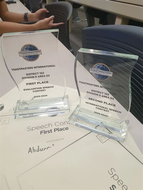 Abdurraheem Joomye On Linkedin Happy To Have Represented My Toastmasters Club And Won 1st Place