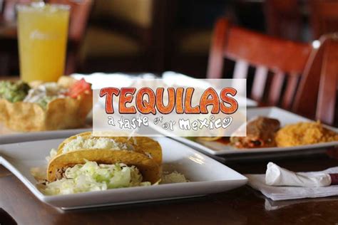 Menu Tequilas Mexican Restaurants