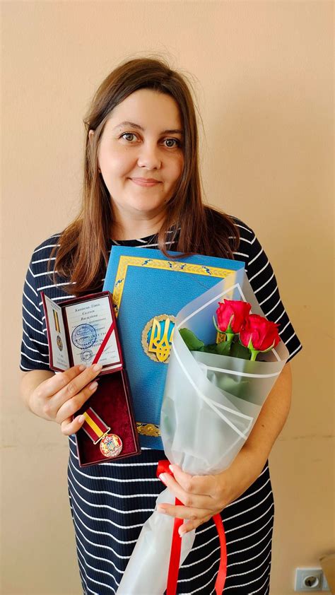 Євгенія Тітік отримала нагороду від Всеукраїнської громадської організації «Країна