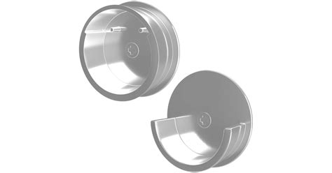 Rev A Shelf CRCSL CR 1 Sidelines 1 Pair Of 3 4 Closet Rod End Caps For CRSL Closet Rods