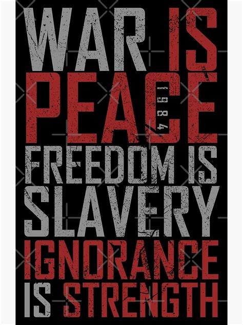 War Is Peace 1984 War Is Peace Bracing Views