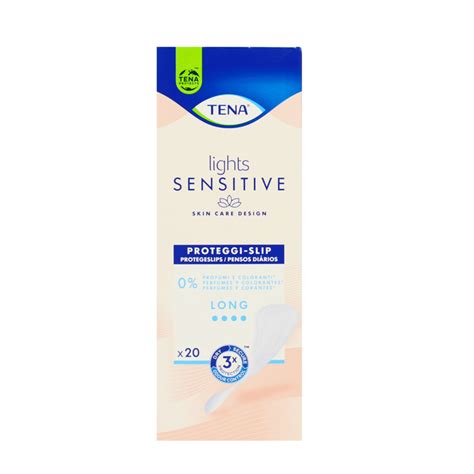Tena Lights Sensitive Long Proteggi Slip 20 Pz 4 Conf X 20 Pz Totale 80 Salva Slip
