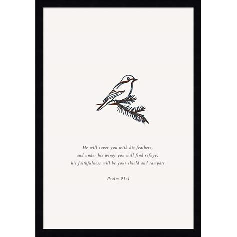 Matthew 6 26 27 Scripture By Art Of Living Framed Mounted Canvas Wall