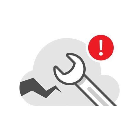 Error Server Under Maintenance And Repair Concept Illustration Flat
