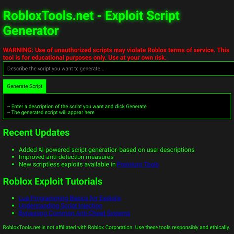 Roblox Ai Script Generator Updated