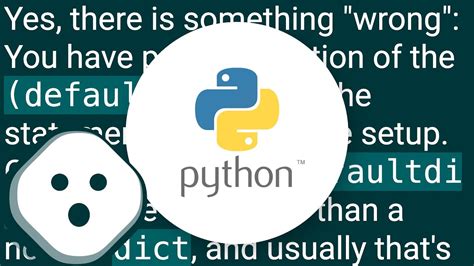 Is The Defaultdict In Pythons Collections Module Really Faster Than Using Setdefault Youtube
