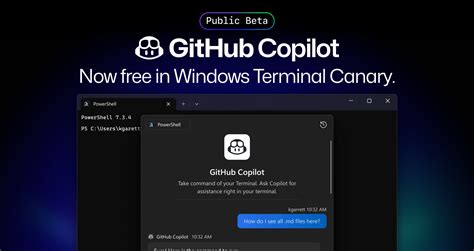 Github Copilot Now Available For Free In Windows Terminal Canary