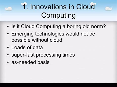 Cloud Technologies Pptx