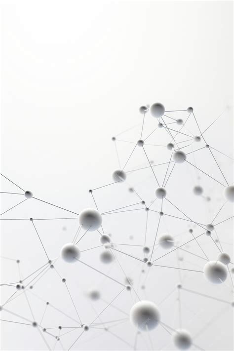 Premium Ai Image Futuristic Wavy Web Connection Nodes Background Wallpaper