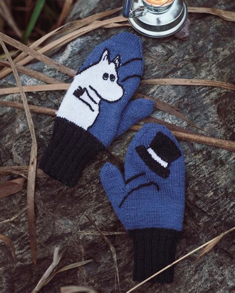 Moominpappa Mittens Knitted From Moomin X Novita Muumitalo Moominhouse