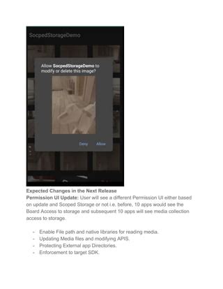 Scoped Storage In Android All You Need To Know PDF Operating Systems Computer Software