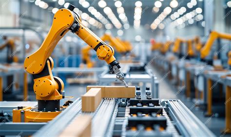 A Smart Robotic Working Efficiently In A Modern Industry Premium Ai