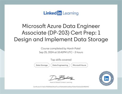 Certificate Of Completion Harsh Patel