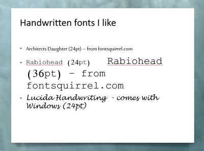 Embedding Fonts In A Presentation With Non Standard Fonts