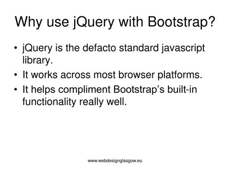 PPT Twitter Bootstrap And JQuery PowerPoint Presentation Free Download ID 6785765