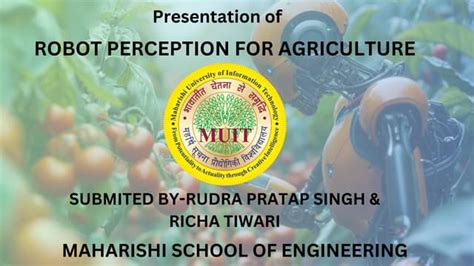 Robot Perception For Agriculture And Good Production11pdf