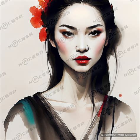 Ai创作图女装 模特 昵图网