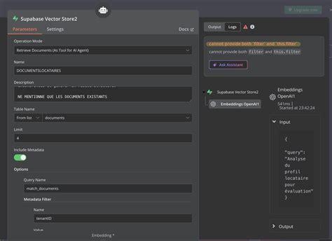 Rag Agent With Supabase Vector Store Questions N8n Community