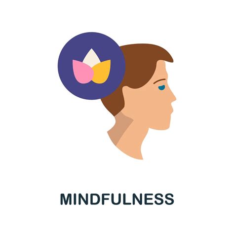 Mindfulness Icon Simple Element From Personality Collection Creative