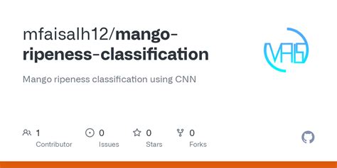 Github Mfaisalh12 Mango Ripeness Classification Mango Ripeness Classification Using Cnn