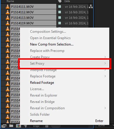How To Set All Proxies At Once This Has Got To Be Possible R AfterEffects