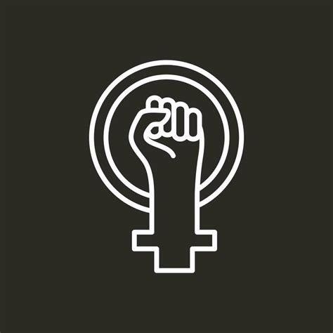 Feminismo Vector Icono Diseño 25992700 Vector En Vecteezy