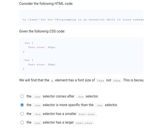 Consider the following HTML code Programming | StudyX