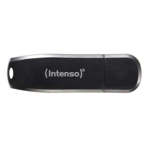 Intenso Usb Stick Speed Line Schwarz Silber 64 Gb Office Discount