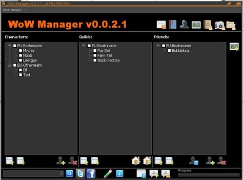 Wow Manager 2 Wow Tools And Utilities World Of Warcraft Addons