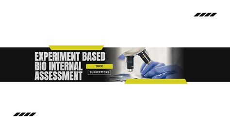 Experiment Based IB Bio IA Topics Topic Suggestions