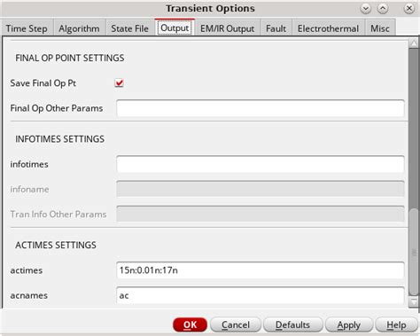 Plotting A Line Graph Across Design Points In Actimes Tran Custom Ic