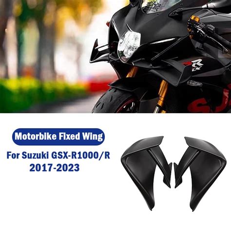 Ala De Viento Fija Para Suzuki Gsx R1000r Accesorios De Carenado Aerodin Mico Para Parabrisas De 