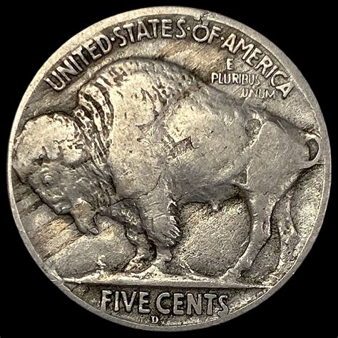 1913 D Type 2 Buffalo Nickel Lightly Circulated Sold At Auction On 2nd