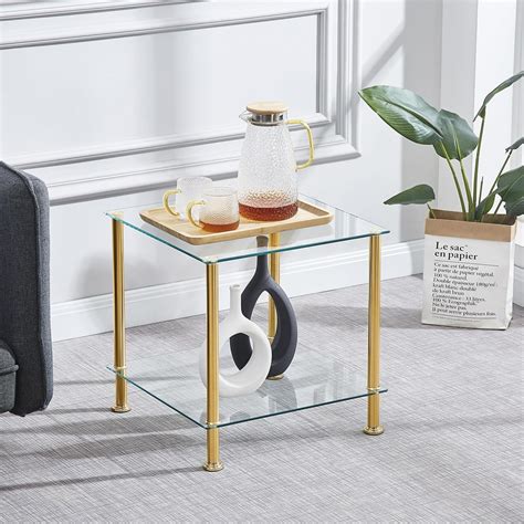 Amazon Small Glass Side Tables At Margaret Kyzer Blog