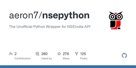 Github Aeron Nsepython The Unofficial Python Wrapper For Nseindia Api