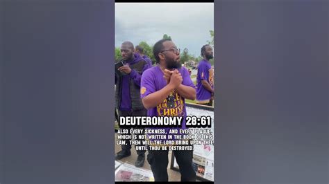 Officer Nathaniel Warning The Youths Of Toronto About The Dangers Of Sex Outside Of Marriage