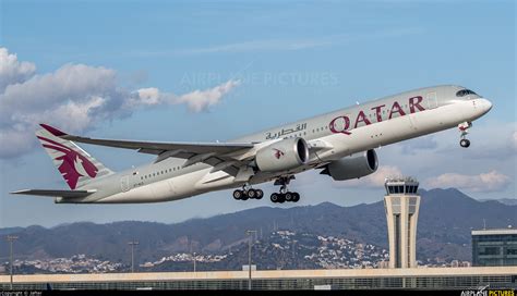 Qatar Airways Airbus A350 900 A7 Alo At Málaga Agp Lemg