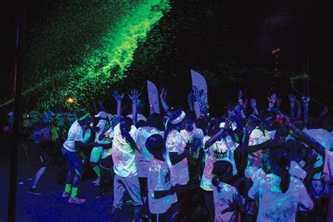 Night And Neon At Ymca 5k Run Running 5k Ymca Neon