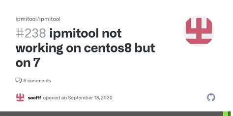 Ipmitool Not Working On Centos8 But On 7 · Issue 238 · Ipmitool