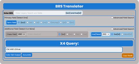 Interface BRS Translator Documentation